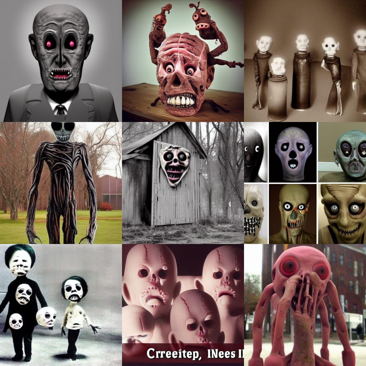 Creepiest Things Imaginable - AI Generated Artwork - NightCafe Creator