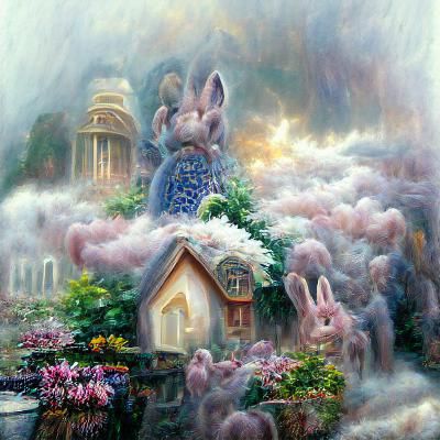 House of Rabbit God - AI Generated Artwork - NightCafe Creator