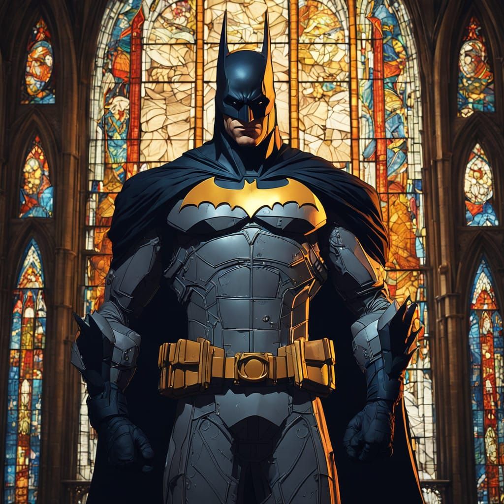 Batman: Revelations - Batman in Cathedral Grandeur: Dark, Ci...