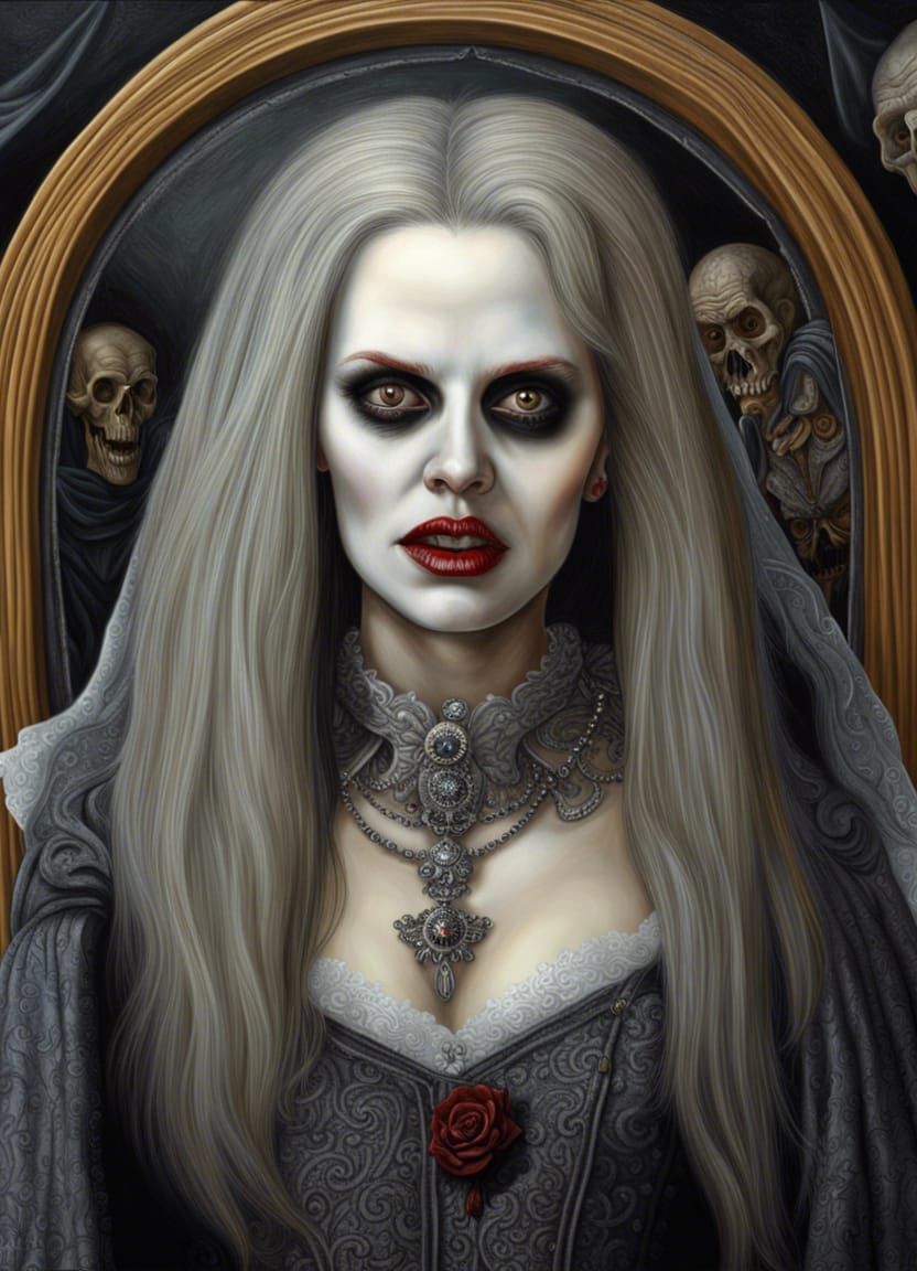 vampire lady - AI Generated Artwork - NightCafe Creator