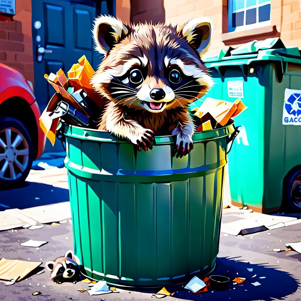 Dumpster Dive - AI Generated Artwork - NightCafe Creator