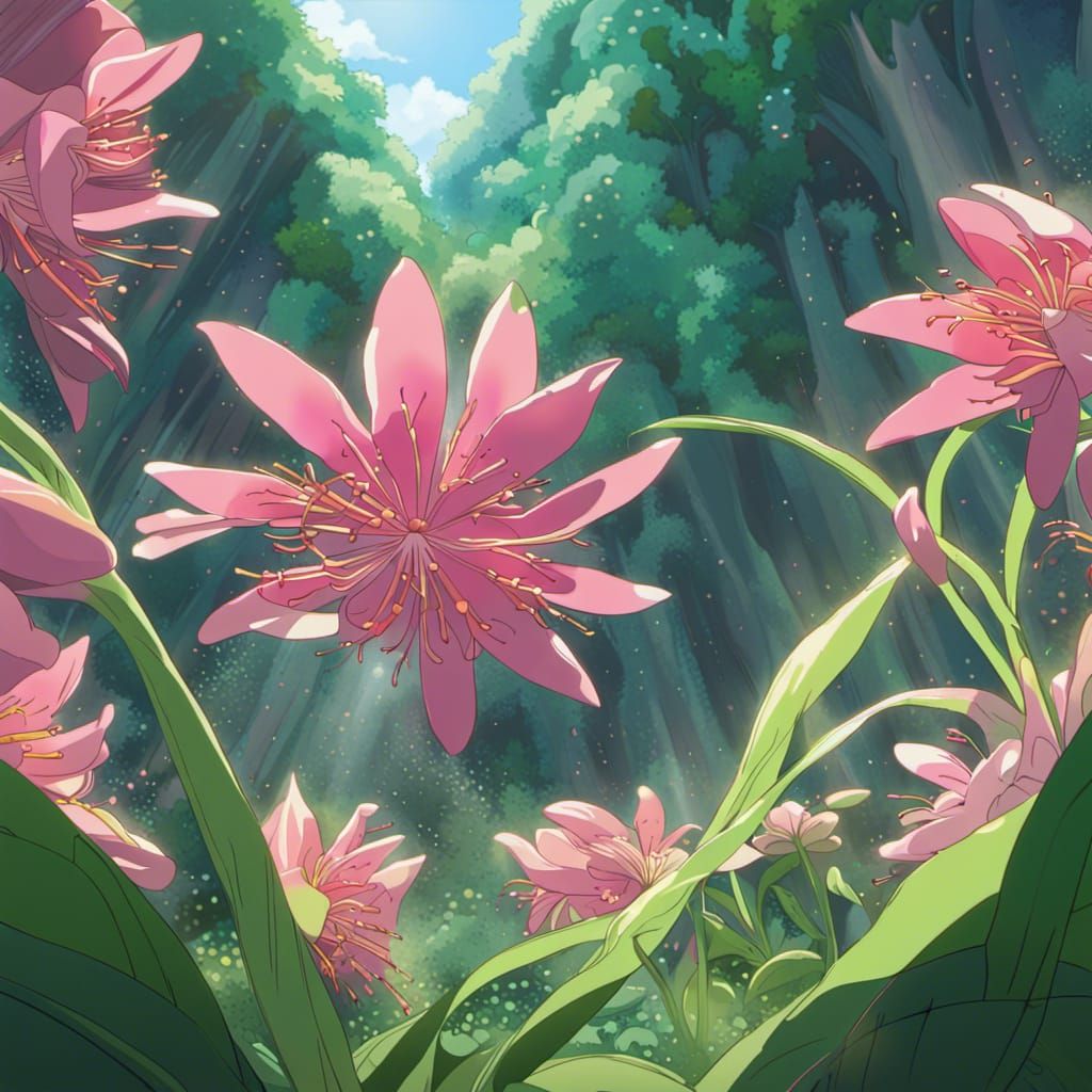 Falling Blossom - AI Generated Artwork - NightCafe Creator