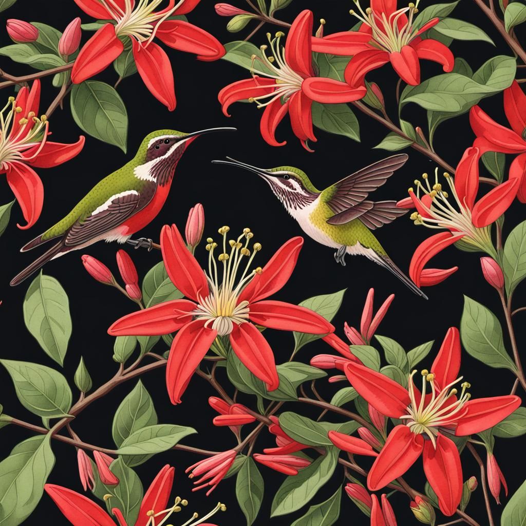 hummingbirds - AI Generated Artwork - NightCafe Creator