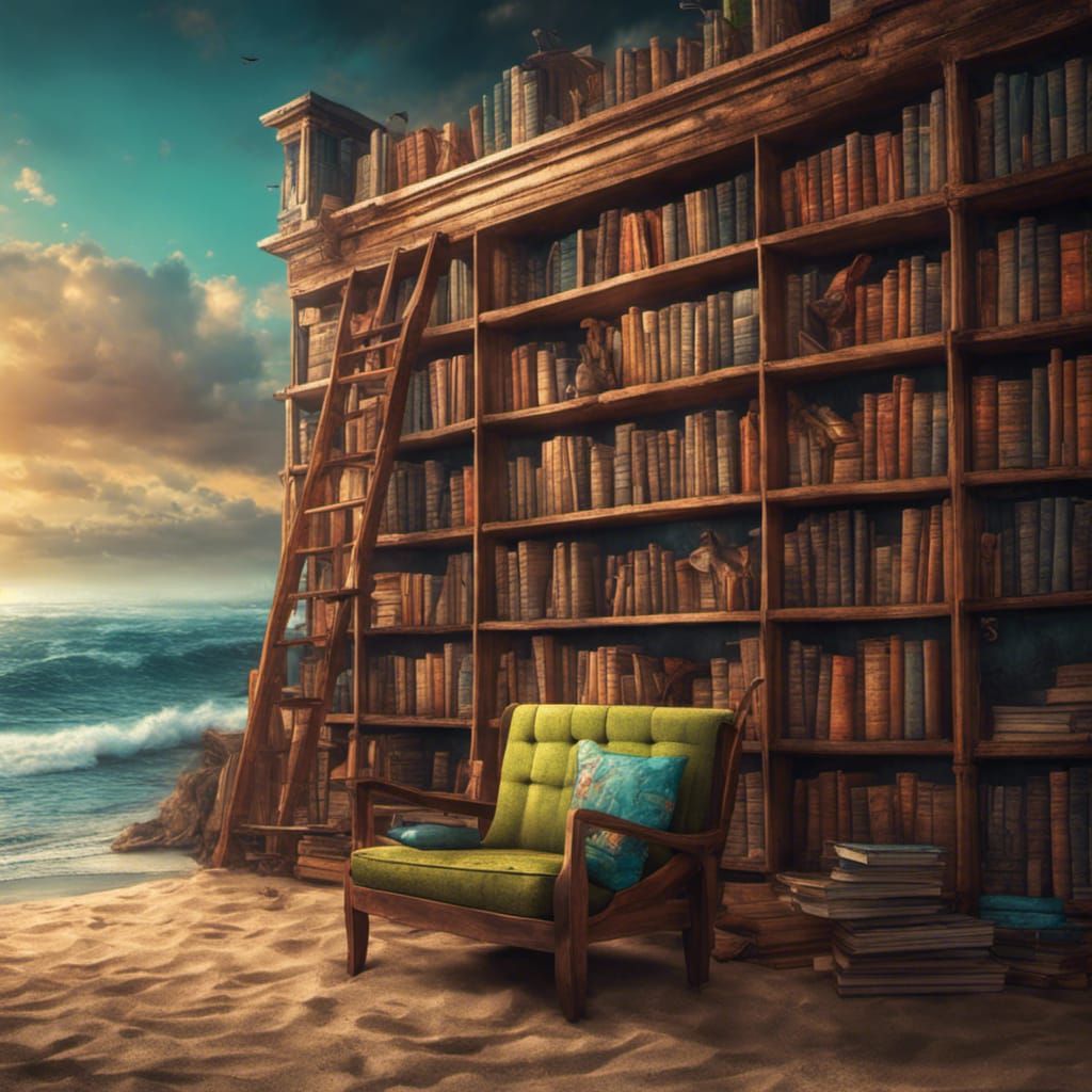 my secret reading place 7 - AI Generated Artwork - NightCafe Creator