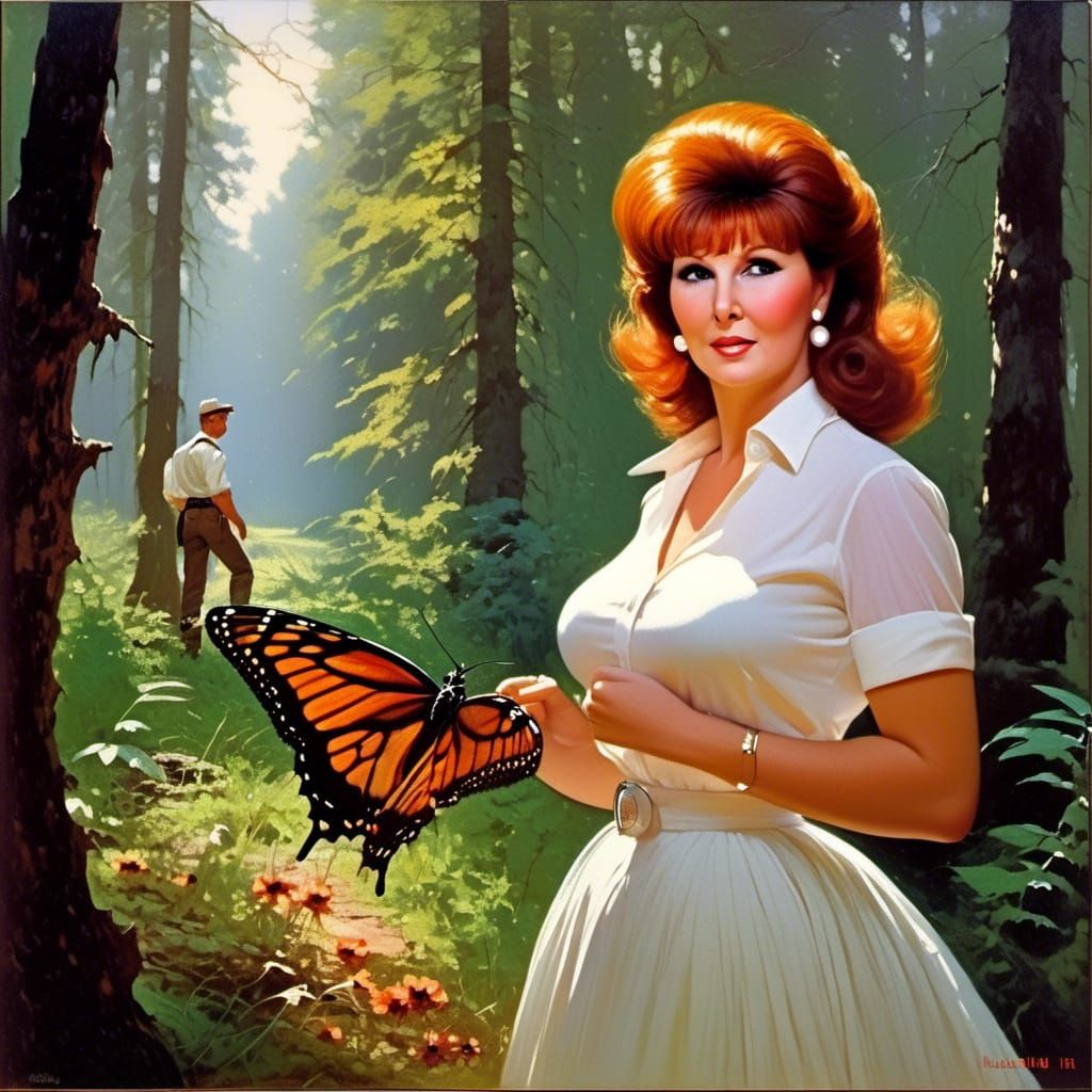 Butterfly-Optical Illusion - AI Generated Artwork - NightCafe Creator