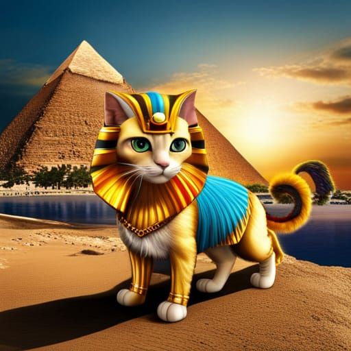 Cute Sphinx - AI Generated Artwork - NightCafe Creator
