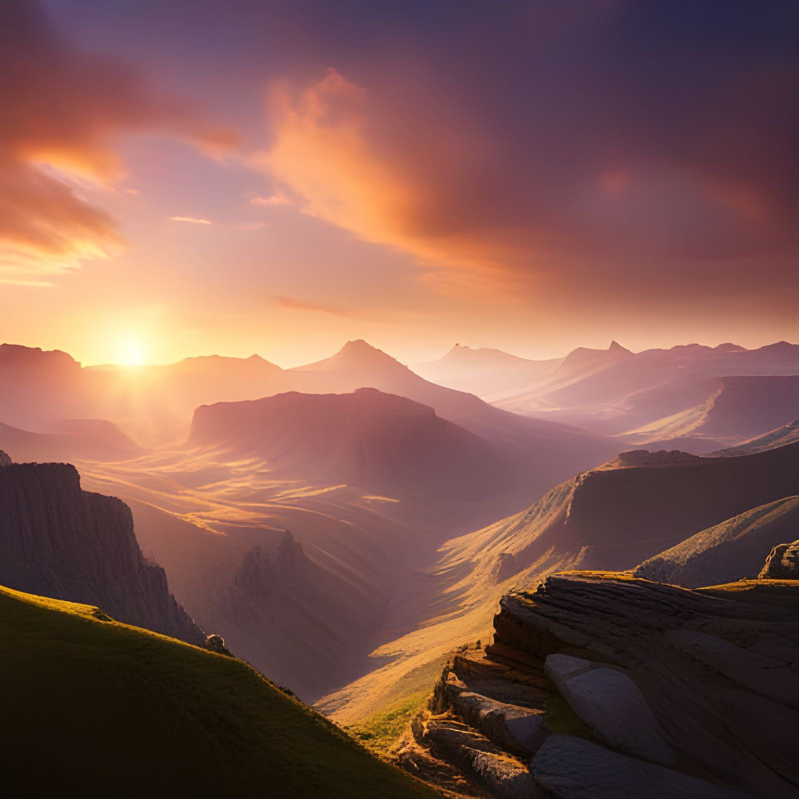 Foothills at the west - AI Generated Artwork - NightCafe Creator