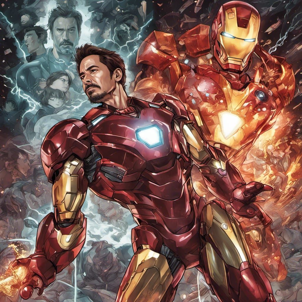 IRON MAN STORY - AI Generated Artwork - NightCafe Creator
