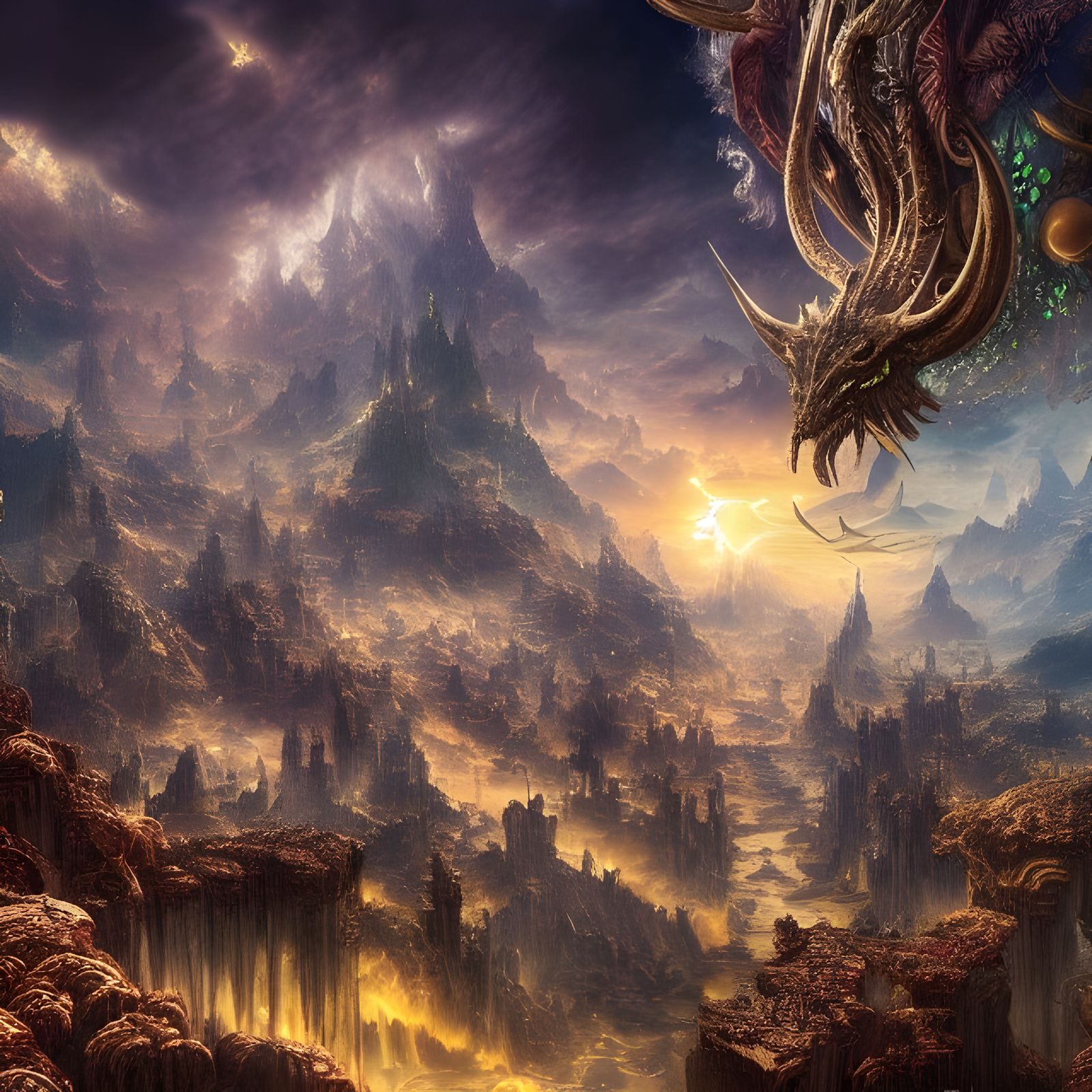 Alien Mythology V - AI Generated Artwork - NightCafe Creator