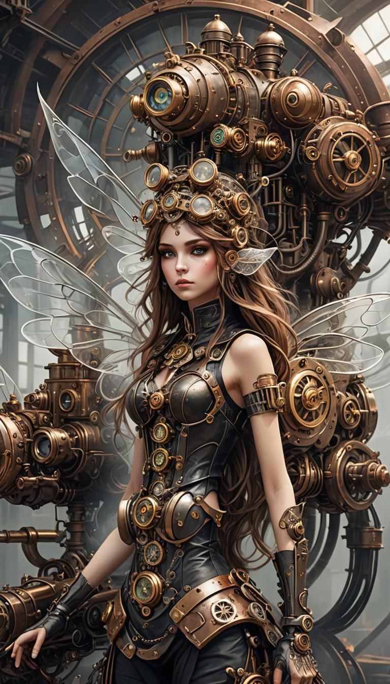 Futuristic fairy - AI Generated Artwork - NightCafe Creator