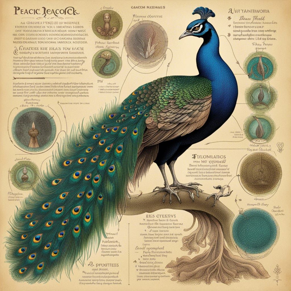 Proud as a Peacock! - AI Generated Artwork - NightCafe Creator
