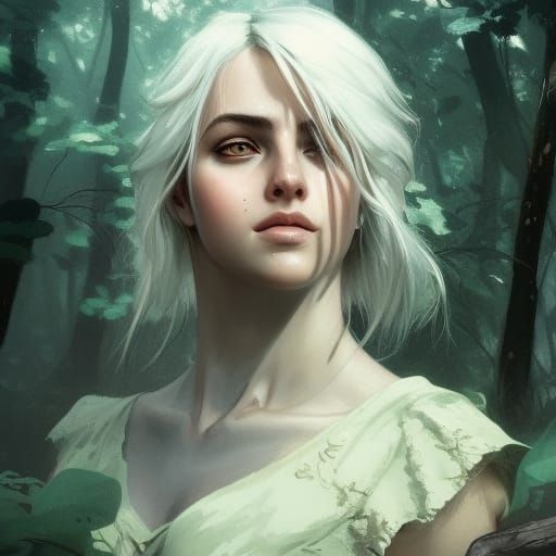 Ciri The Witcher - AI Generated Artwork - NightCafe Creator
