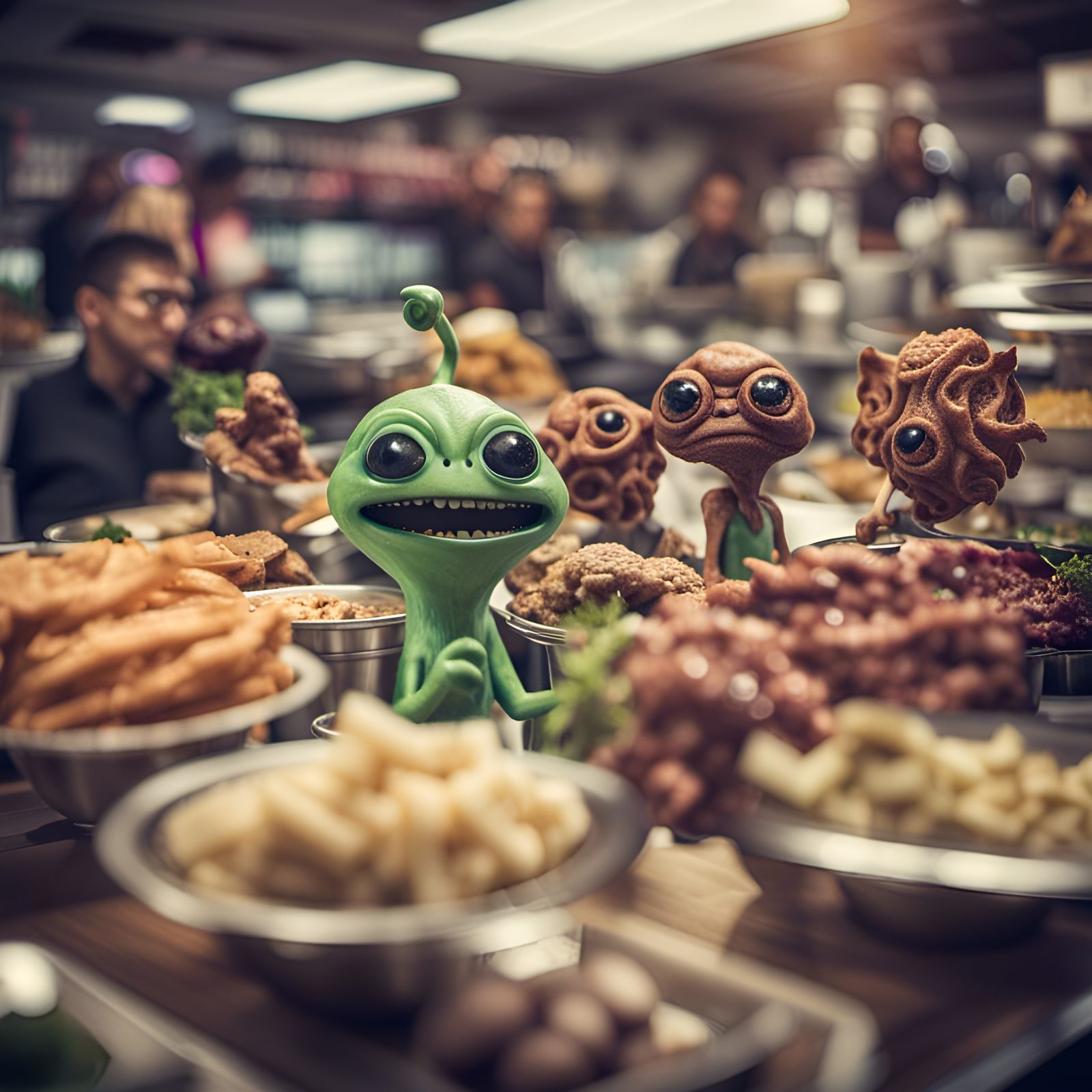 lunch rush - AI Generated Artwork - NightCafe Creator