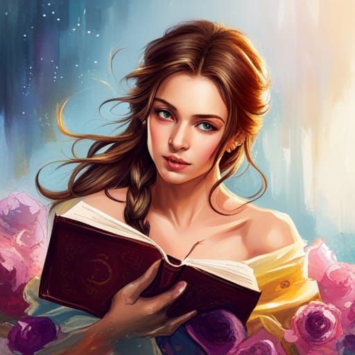 Princess Belle - AI Generated Artwork - NightCafe Creator