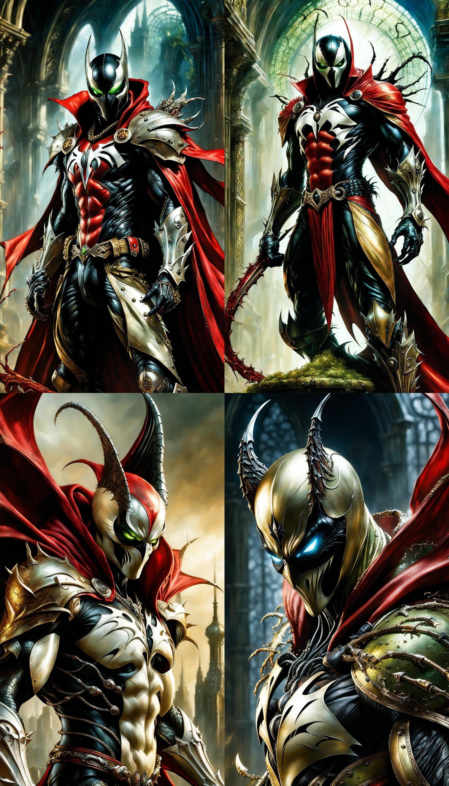 Spawn, Red.Blk.Gold - Todd McFarlane's Spawn - AI Generated Artwork ...