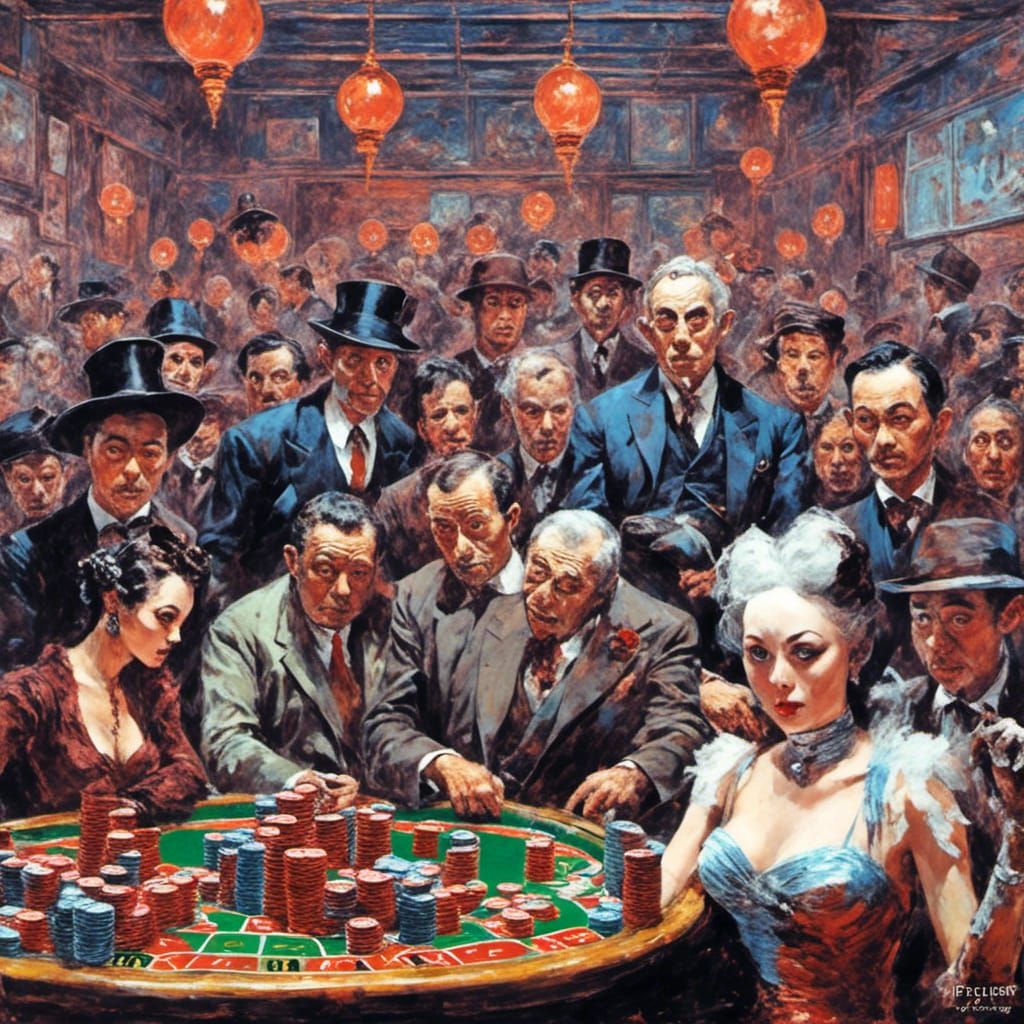 Gambling den - AI Generated Artwork - NightCafe Creator