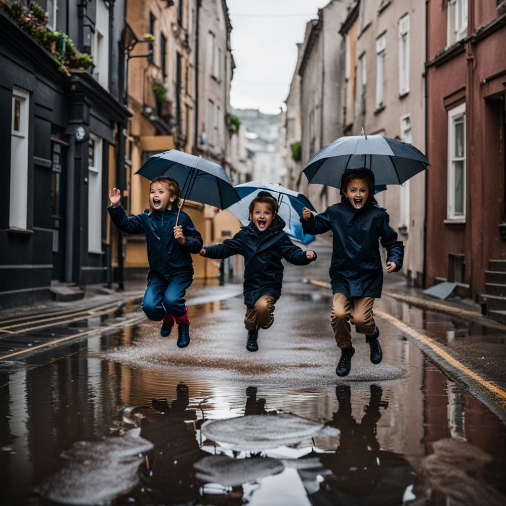 Puddle Jumpers - AI Generated Artwork - NightCafe Creator