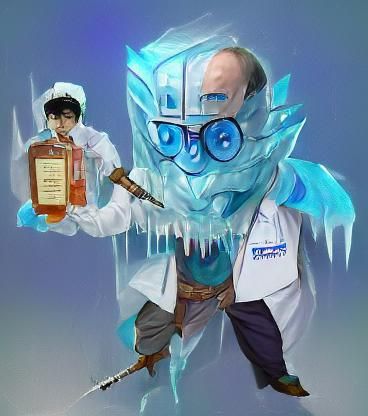Ice doctor d&d - AI Generated Artwork - NightCafe Creator