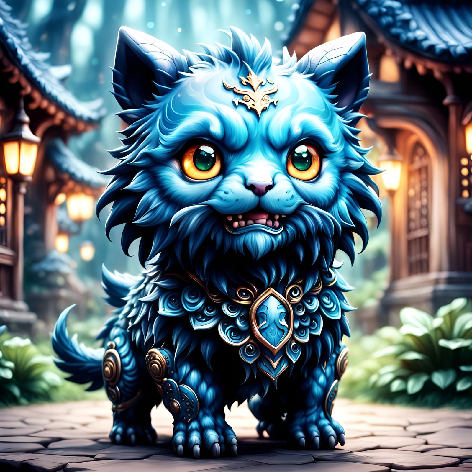 chibi kawaii magical beast - AI Generated Artwork - NightCafe Creator