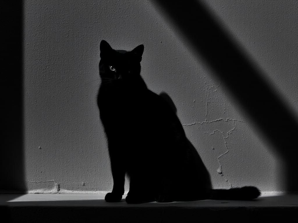 A cat named Shadow - A cat named Shadow