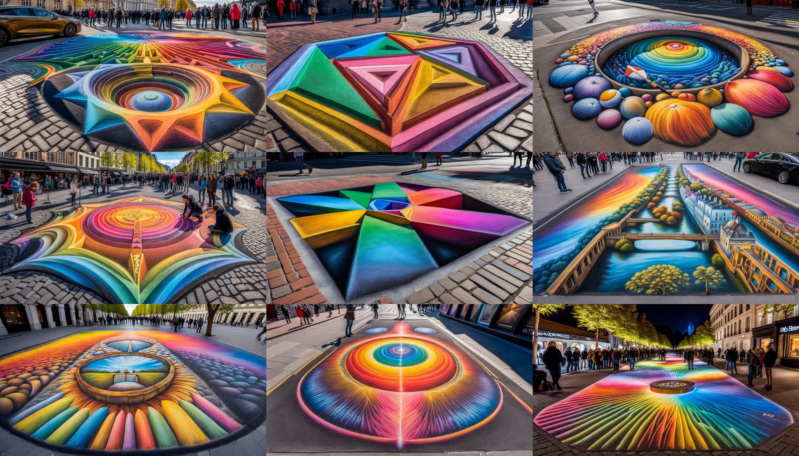 Stunning interactive 3d chalk art examples on sidewalks inspired by ...