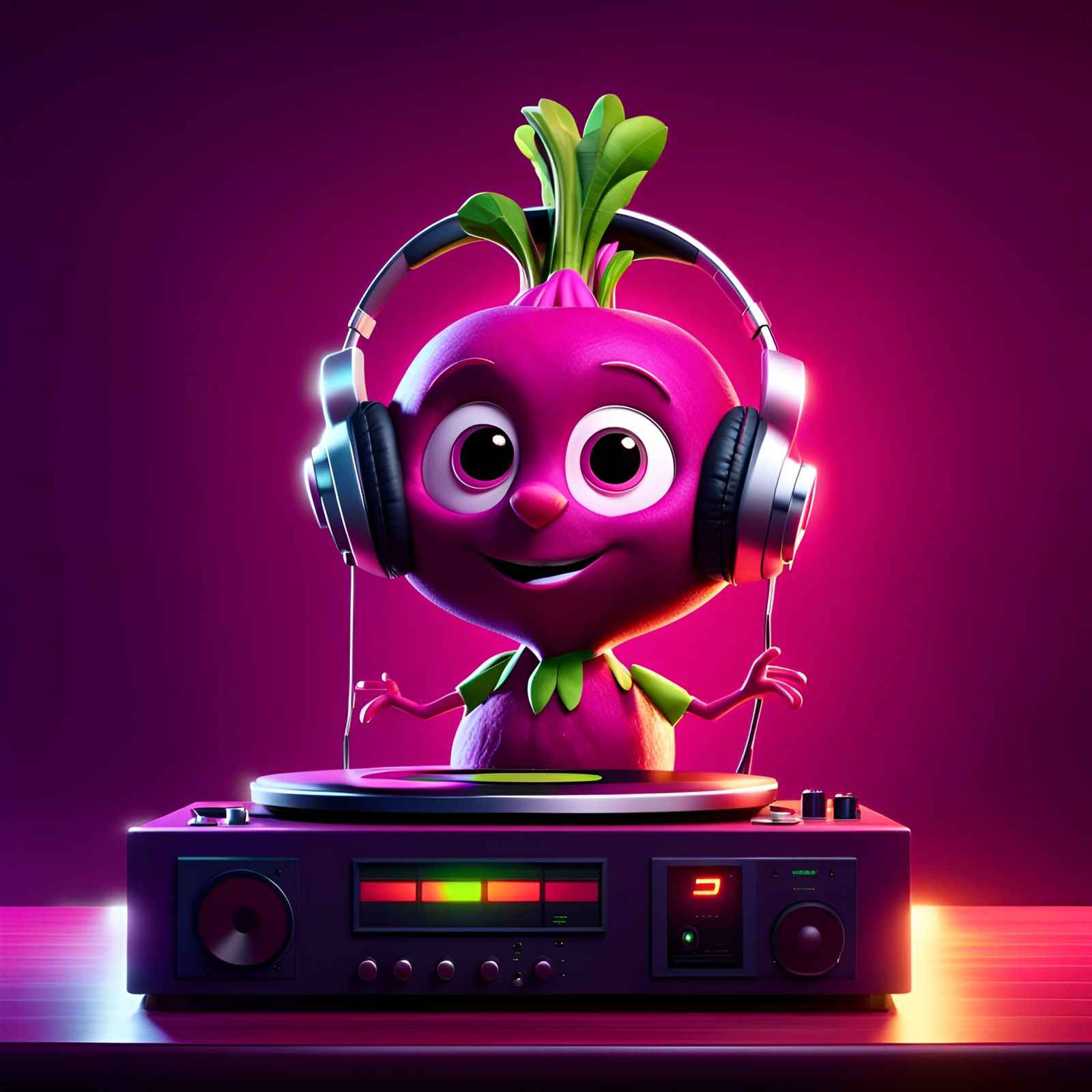 The Beet-boxing DJ - AI Generated Artwork - NightCafe Creator