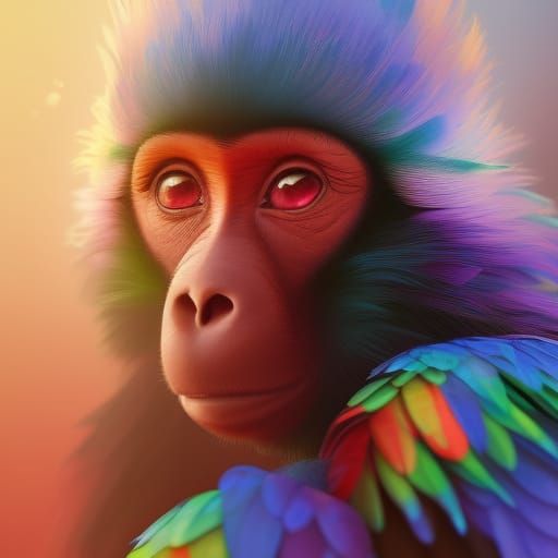 The magnificent monkey - AI Generated Artwork - NightCafe Creator