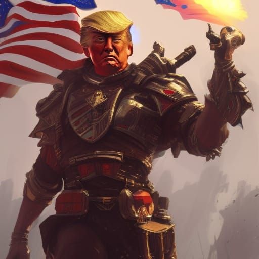 Donald Trump - AI Generated Artwork - NightCafe Creator