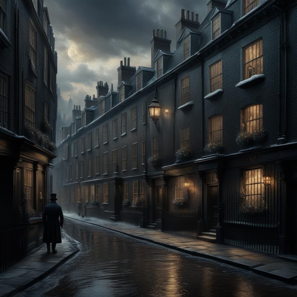 London, poor house, Charles Dickens, 1820s, Scrooge, Epic cinematic ...