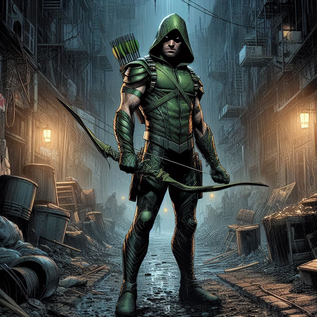 Green Arrow - AI Generated Artwork - NightCafe Creator