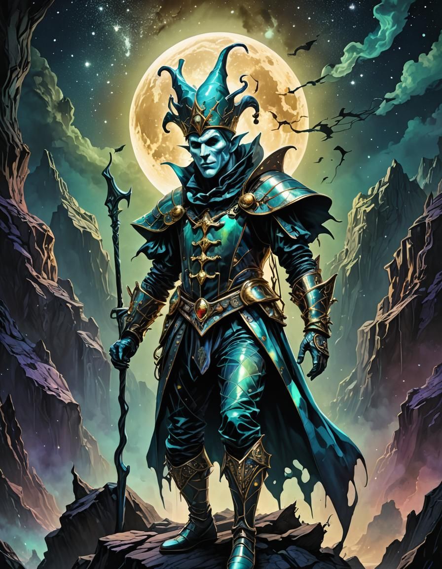 Dark Jester - AI Generated Artwork - NightCafe Creator