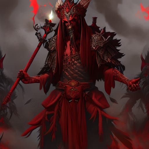 Dark Shaman 8 - Dark Shamans Perform Bloody Ritual in Detail...