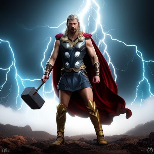 Thor - AI Generated Artwork - NightCafe Creator