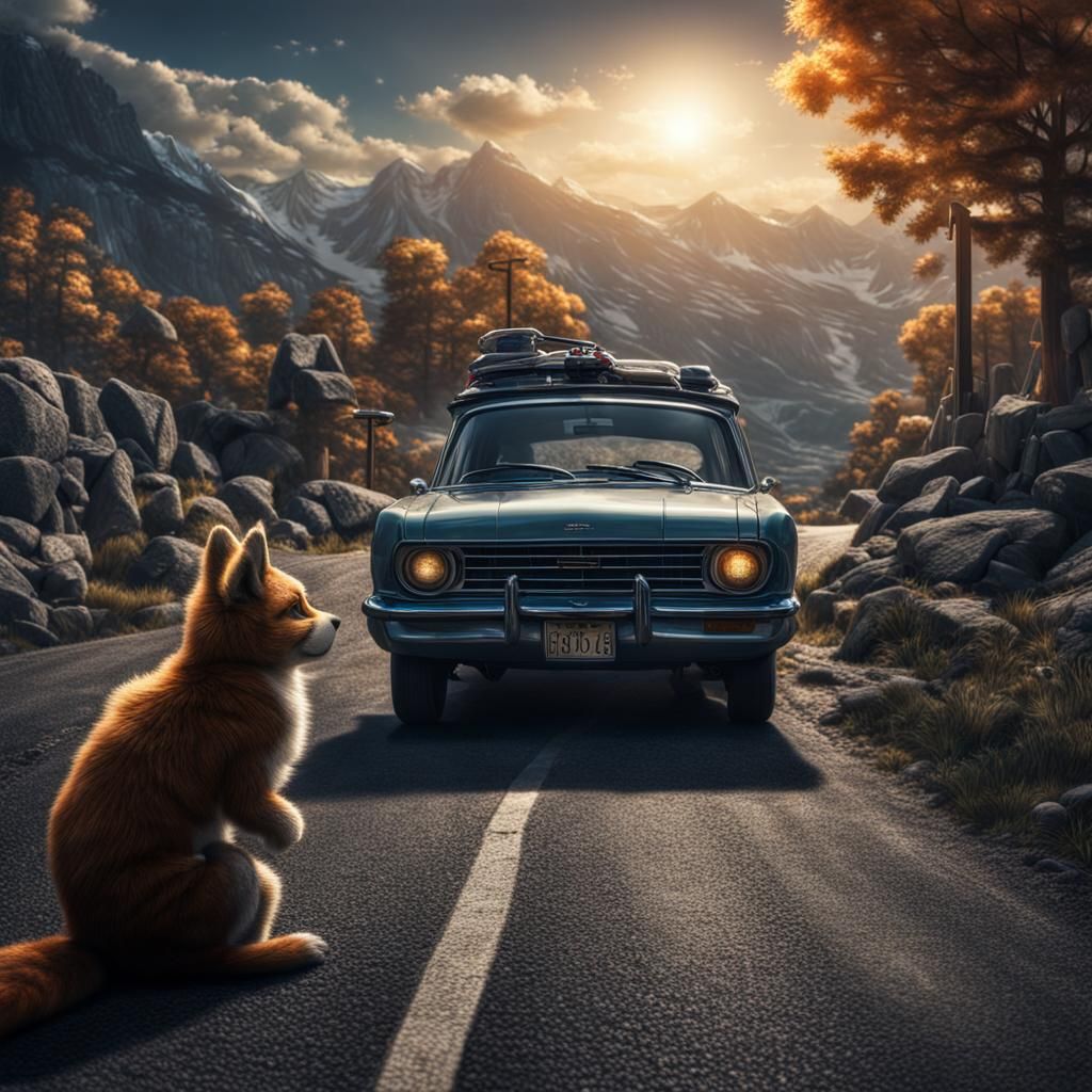 furries road trip - AI Generated Artwork - NightCafe Creator