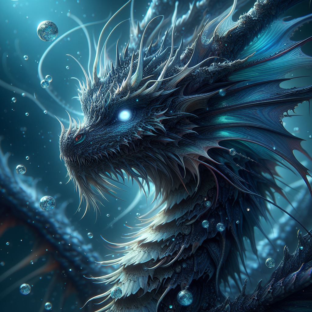 Deep Sea Dragon - AI Generated Artwork - NightCafe Creator