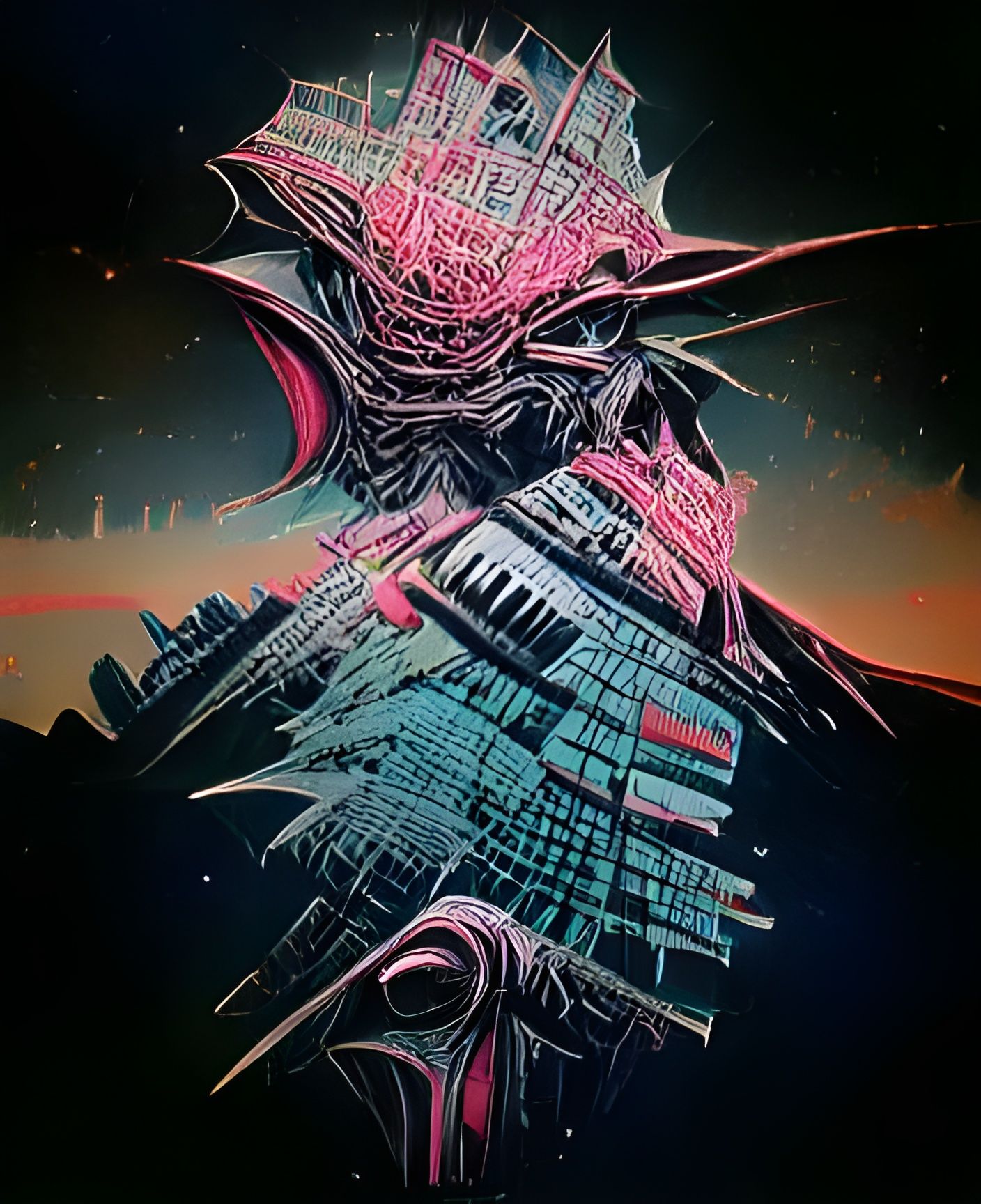 synthwave generative art - AI Generated Artwork - NightCafe Creator