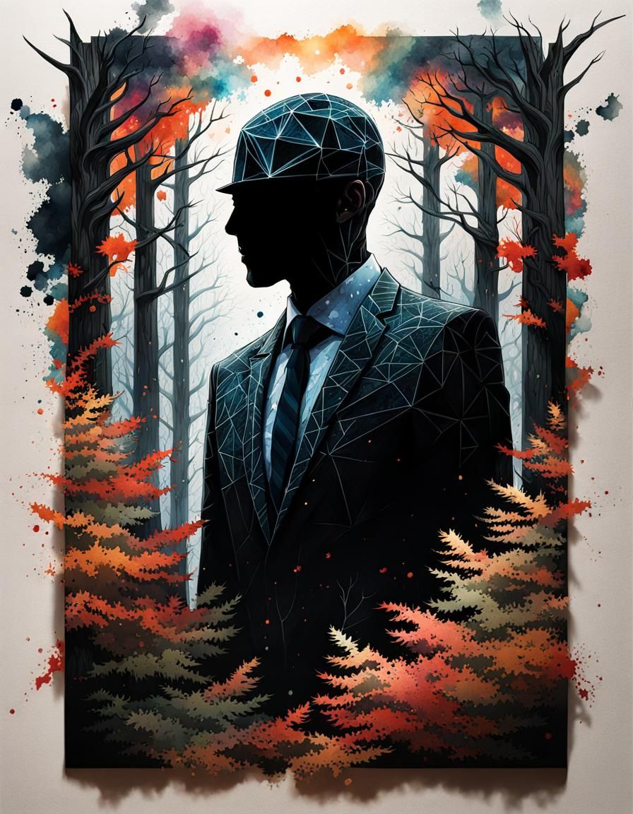 The Man Who is Slender - AI Generated Artwork - NightCafe Creator