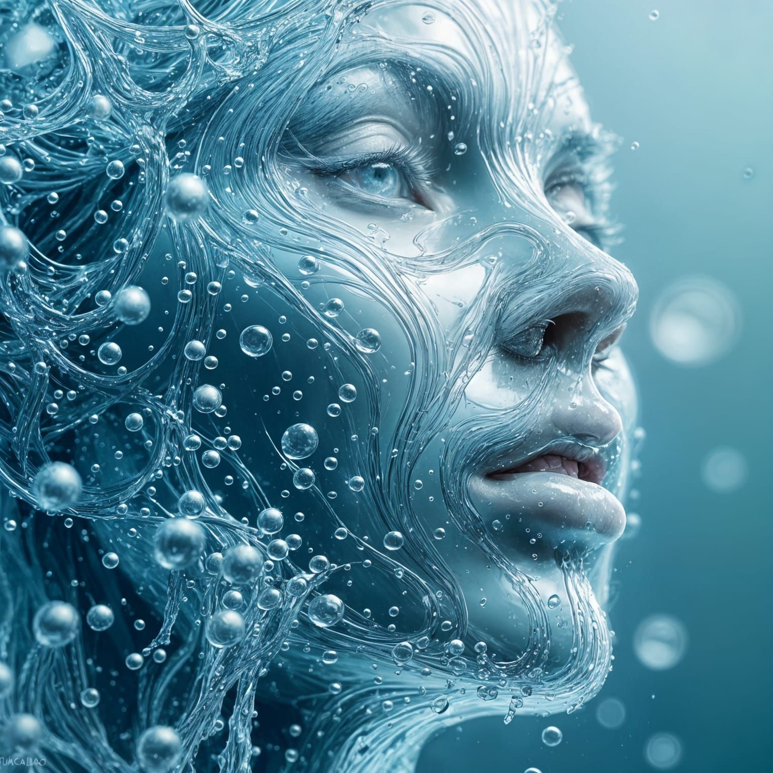 Water is alive - Enchanting Water Formations in Motion