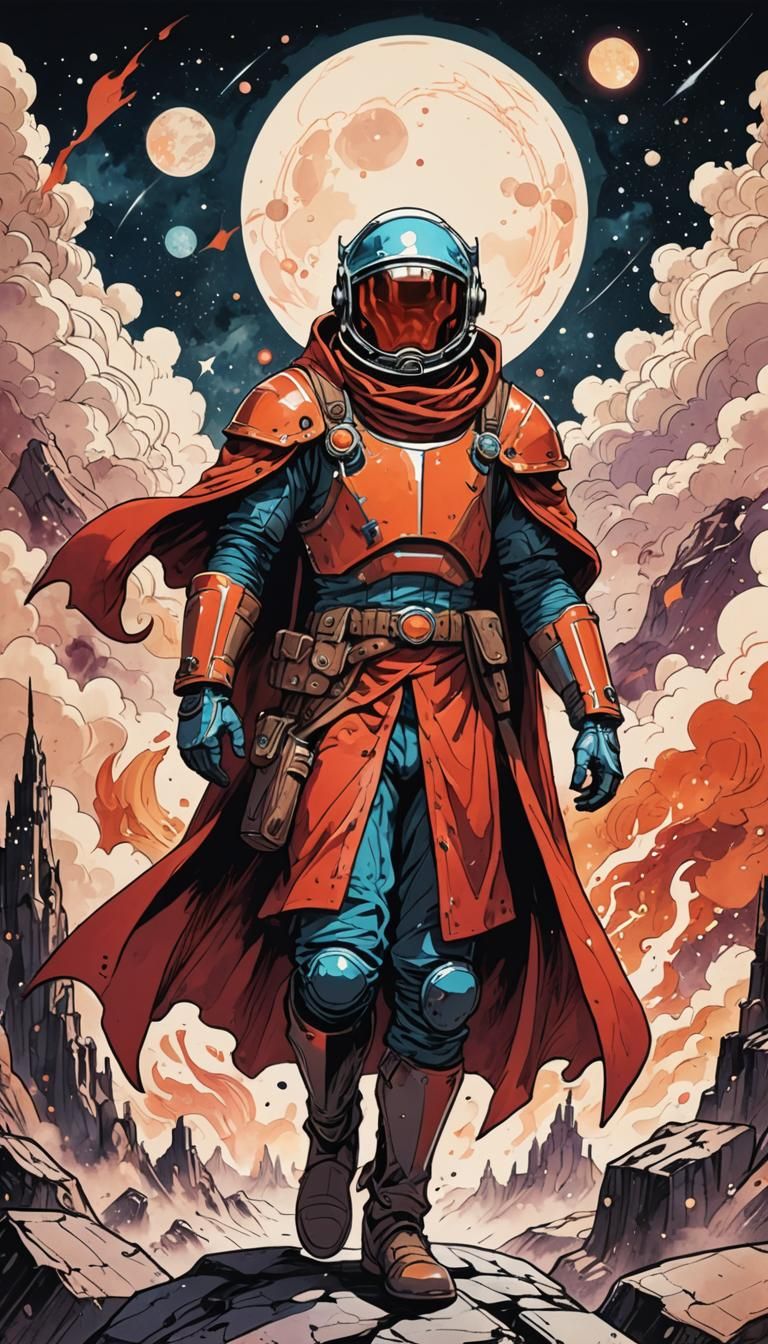 Commander - Red Team - AI Generated Artwork - NightCafe Creator