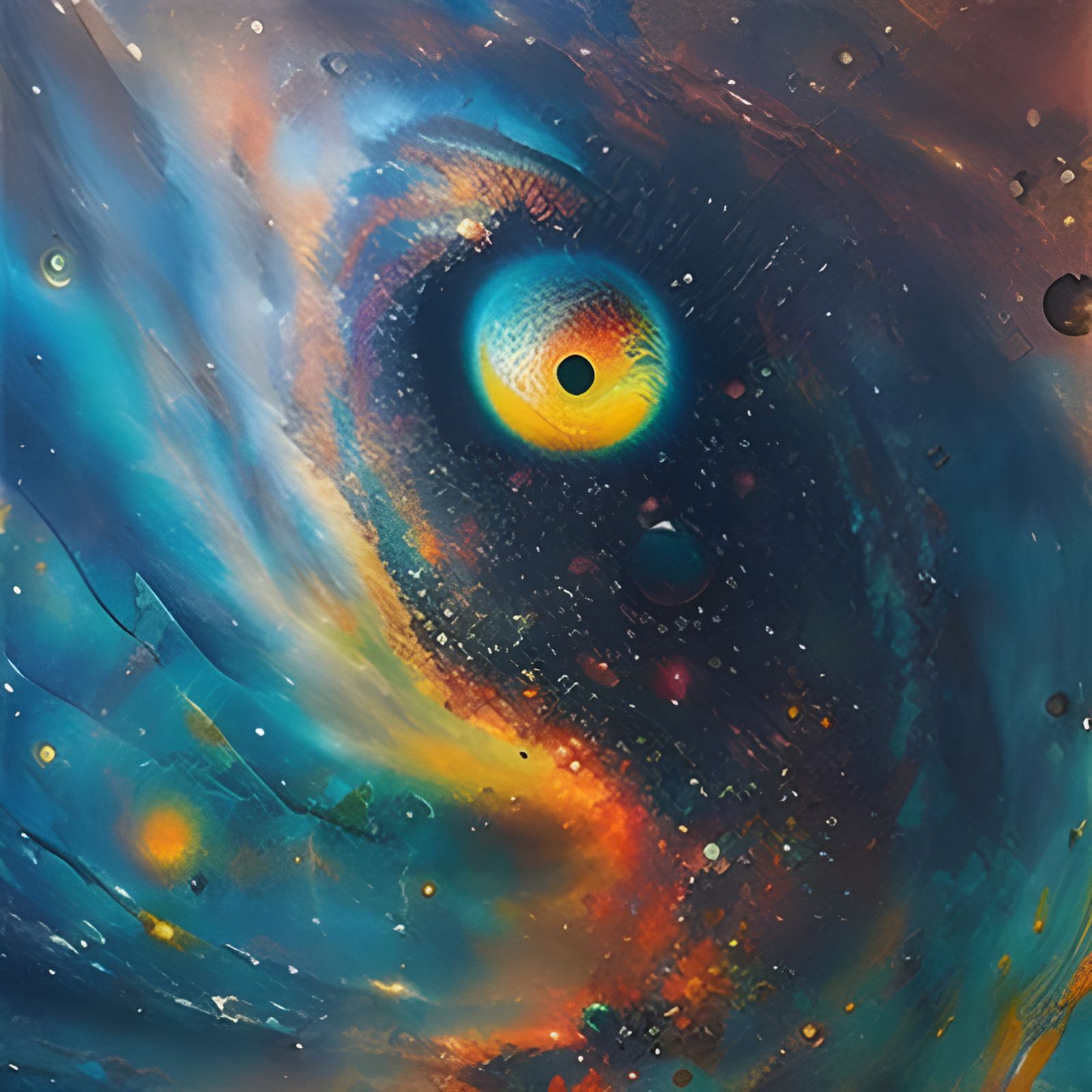 Andromeda galaxy - AI Generated Artwork - NightCafe Creator