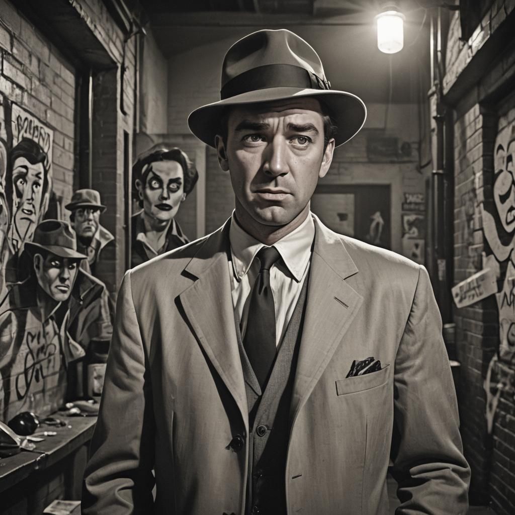 "Cool Revenge" film noir comic style masterpiece by Julia Pott James ...