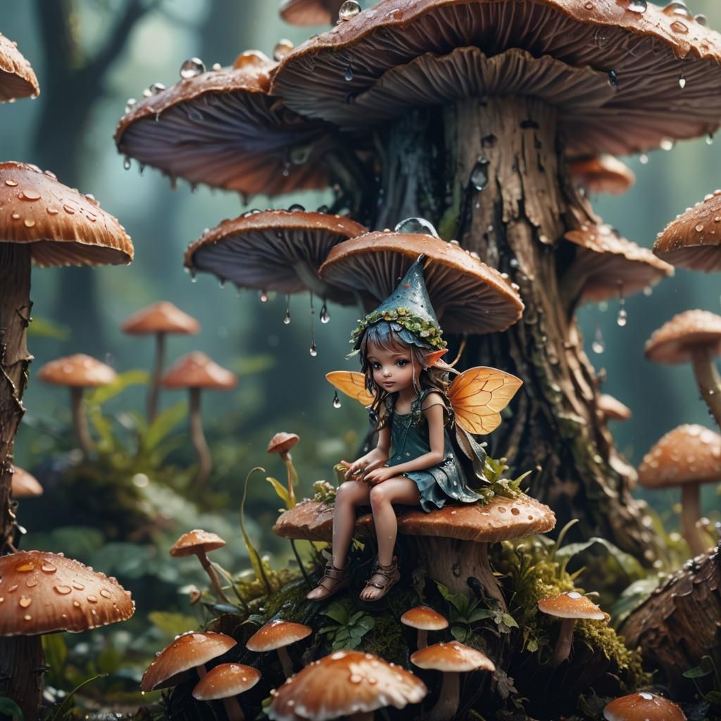 Little Fairy - AI Generated Artwork - NightCafe Creator