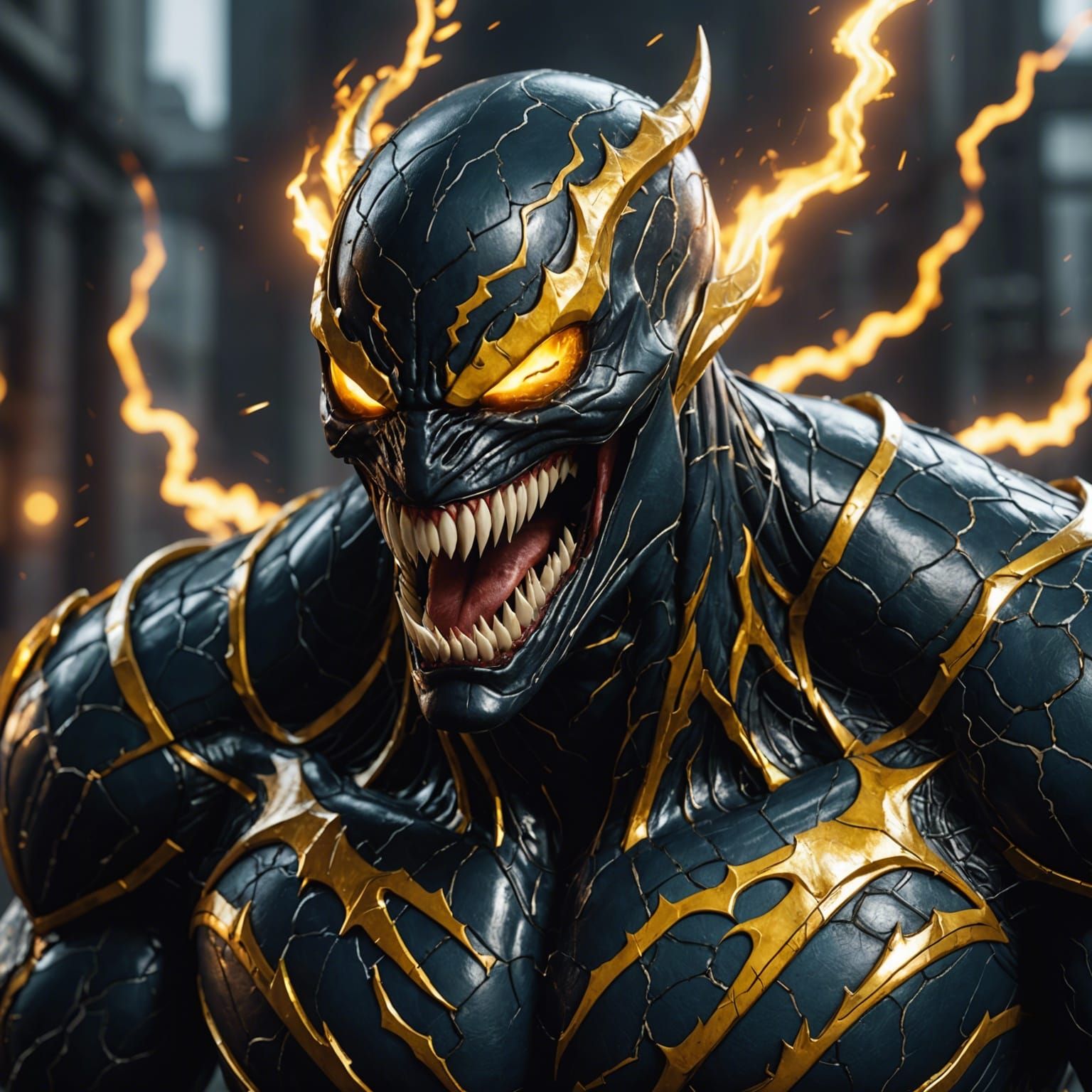 Venomized Flash - AI Generated Artwork - NightCafe Creator