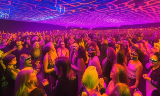 Rave - AI Generated Artwork - NightCafe Creator