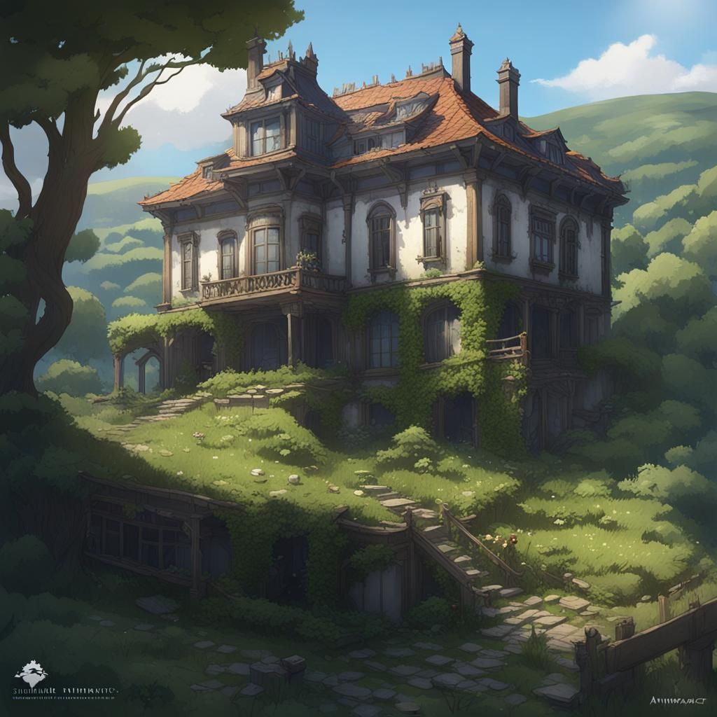 Riddle House. Version 2 - Derelict Manor Elegance in 3D Anim...