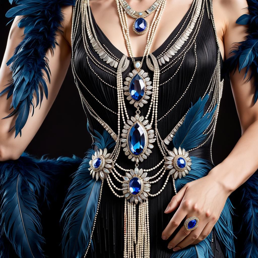 1920s flapper dress - AI Generated Artwork - NightCafe Creator