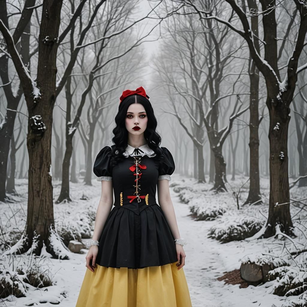 Goth Snow - AI Generated Artwork - NightCafe Creator