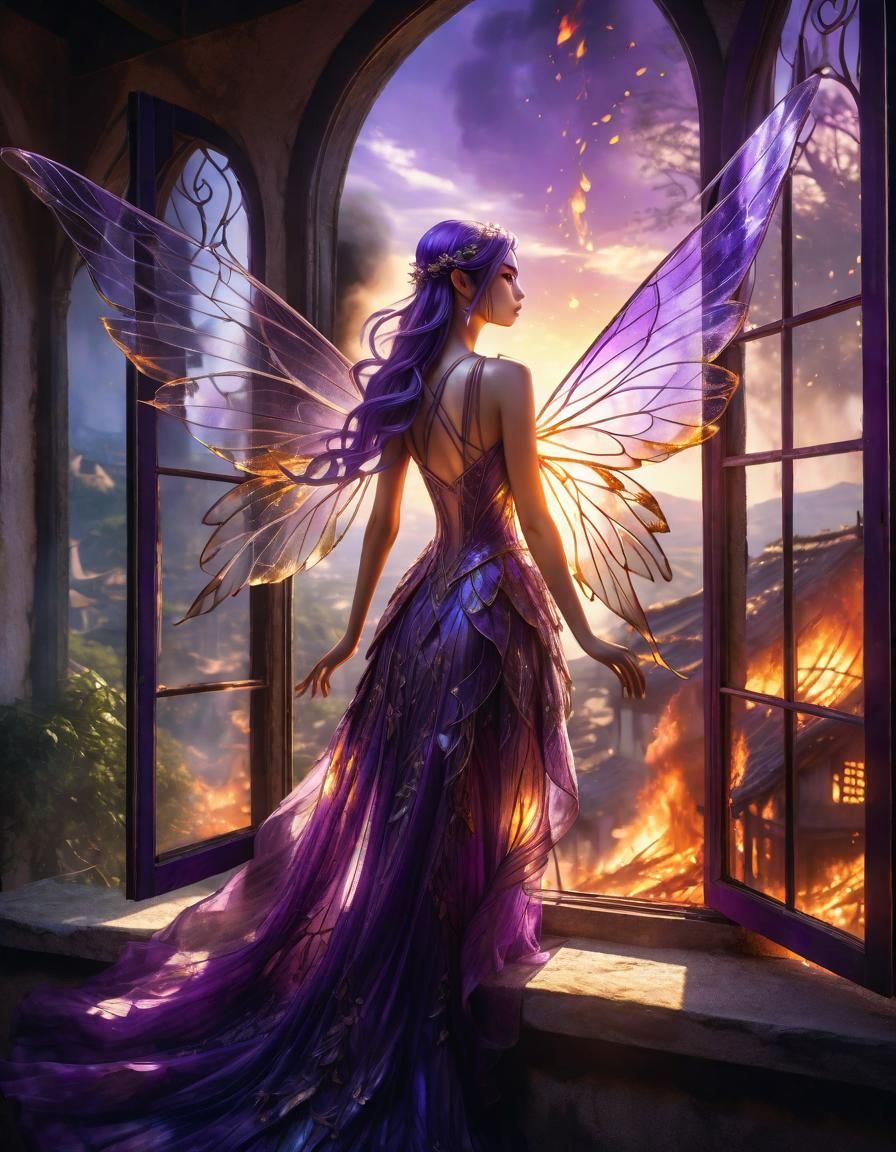 Fairy bad news. - AI Generated Artwork - NightCafe Creator