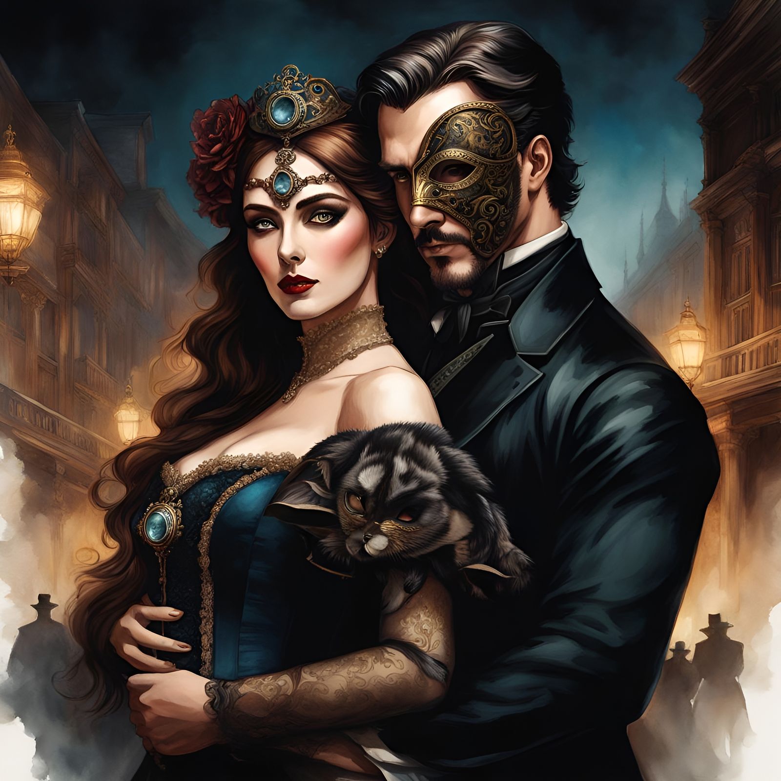 The phantom of the opera is here - inside my mind ... - AI Generated ...