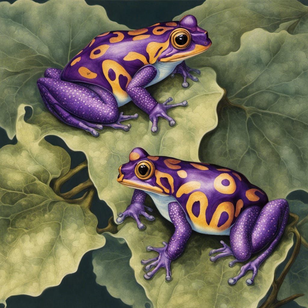 Harlequin toads - AI Generated Artwork - NightCafe Creator
